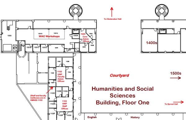 UWP map | University Writing Program UWP map | University Writing Program